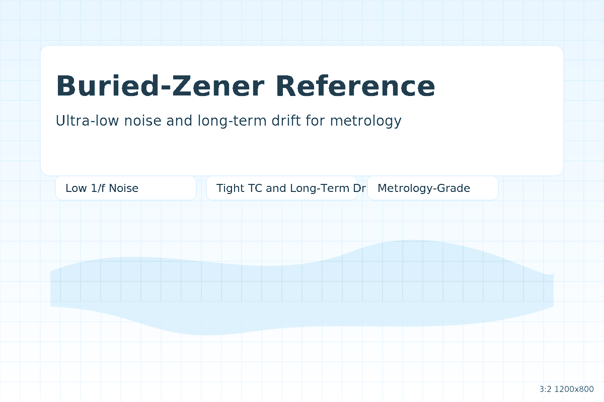Buried-Zener Reference for Ultra-Low Noise & Drift