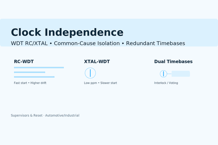 Clock Independence for Watchdogs & Resets (Automotive)