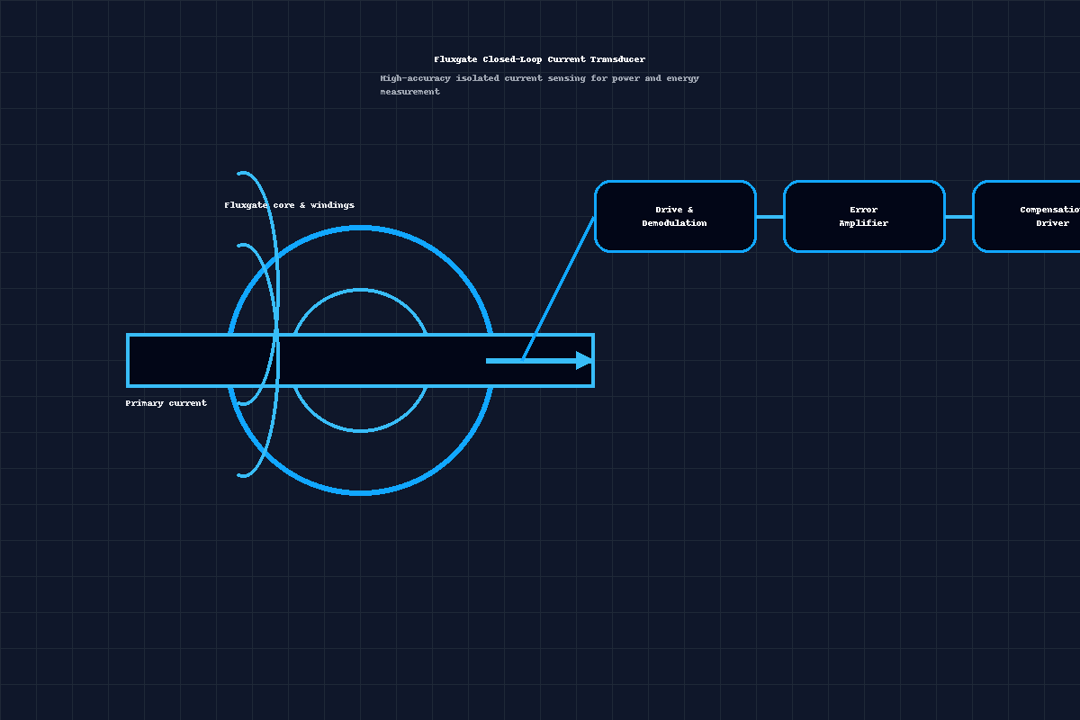 Fluxgate Closed-Loop Isolated Current Transducers
