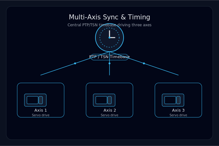 Multi-Axis Sync & Timing for Servo Drives