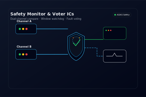Safety Monitor & Voter ICs for ADAS Safety Design