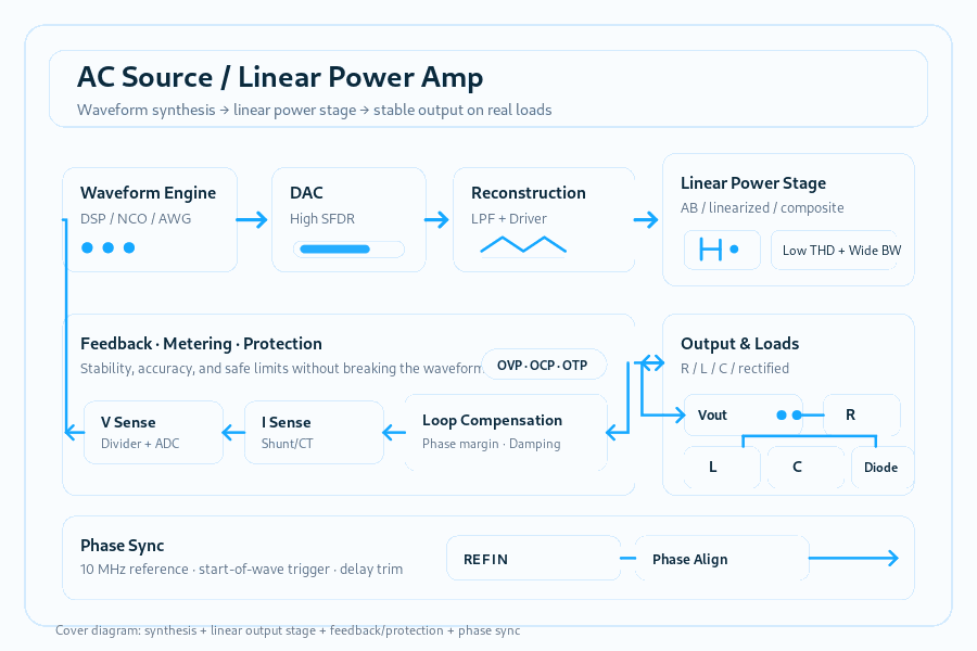 AC Source & Linear Power Amplifier Design Guide