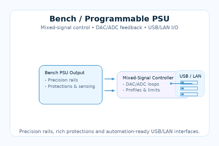 Bench & Programmable PSUs – Precision Control