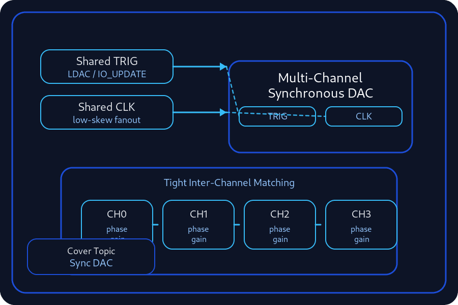 Multi-Channel Synchronous DAC: Sync, Phase, Matching