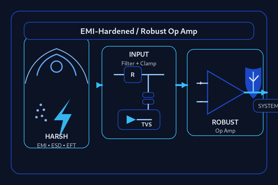 EMI-Hardened Op Amps: Robust Input Protection
