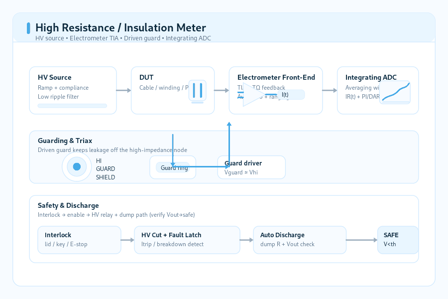 High Resistance & Insulation Meter Design Guide