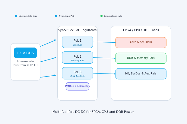 Multi-Rail PoL DC-DC Regulators for FPGA & SoC Boards