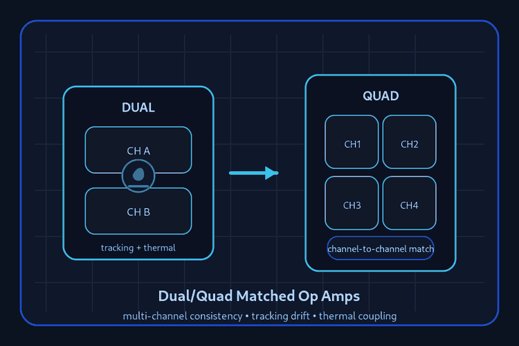 Dual/Quad Matched Op Amps: Channel Tracking Guide