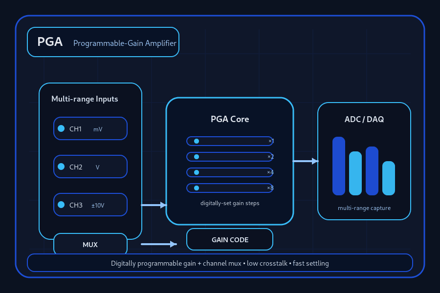 Programmable-Gain Amplifier (PGA) Guide for DAQ
