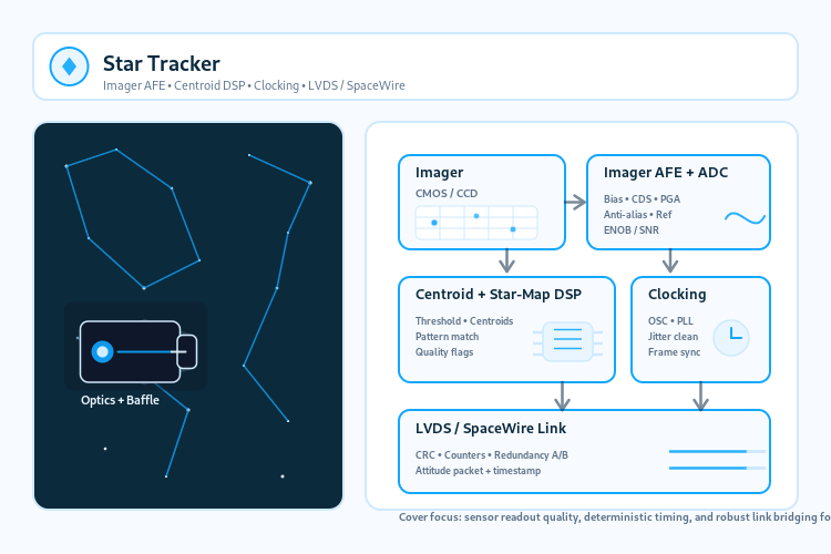 Star Tracker Electronics: Imager AFE, DSP & Links