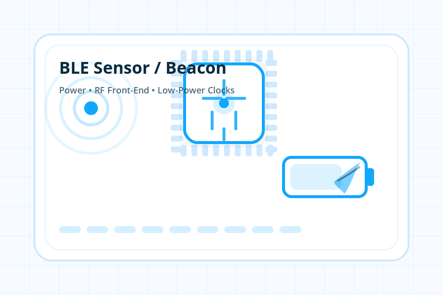 BLE Sensor & Beacon Design: Power, RF, Clocking Guide