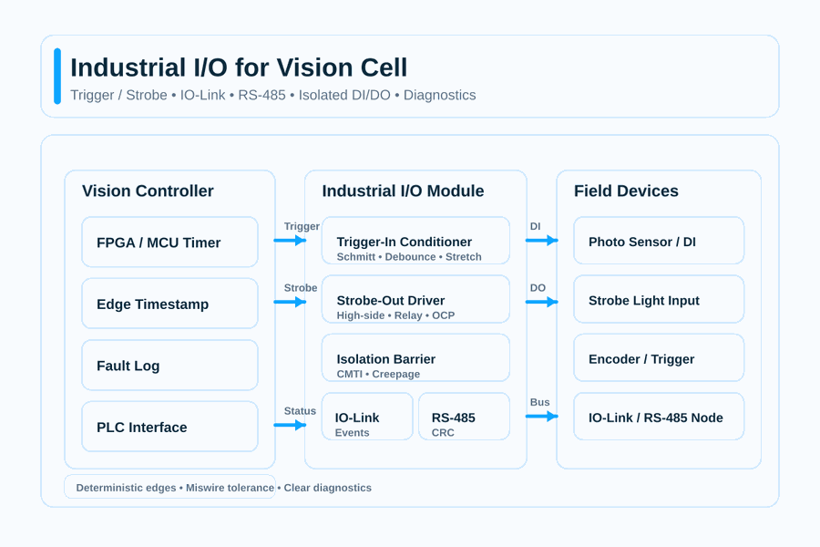 Industrial I/O for Machine Vision Cells