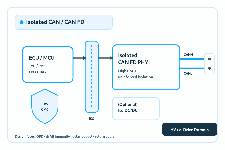 Isolated CAN & CAN FD Transceivers: CMTI Design