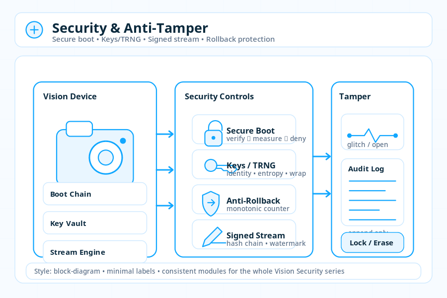 Security & Anti-Tamper for Machine Vision Cameras