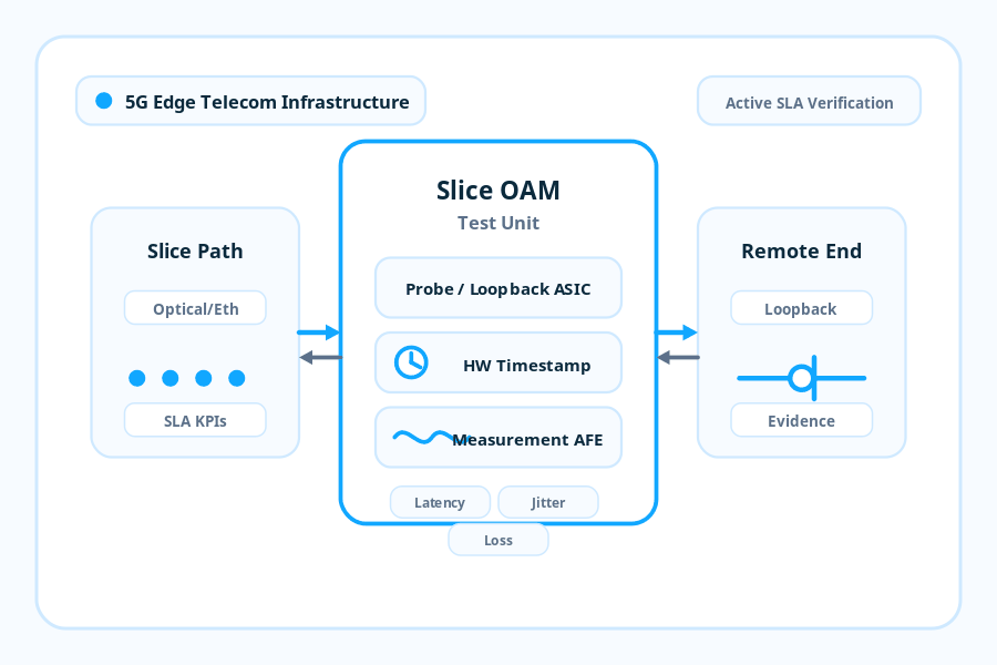 Slice OAM Test Unit: Active SLA Proof for 5G Edge