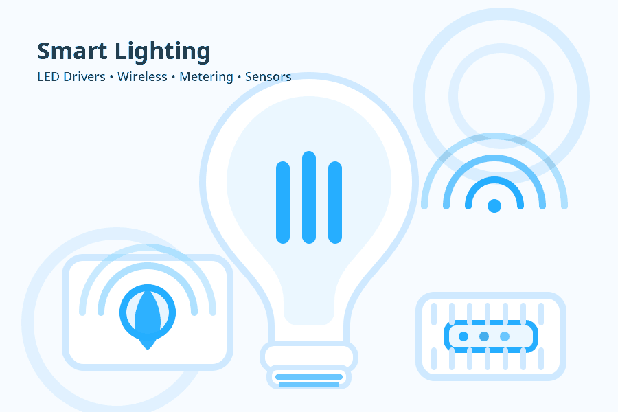 Smart Lighting ICs: LED Drivers, Wireless & Sensing