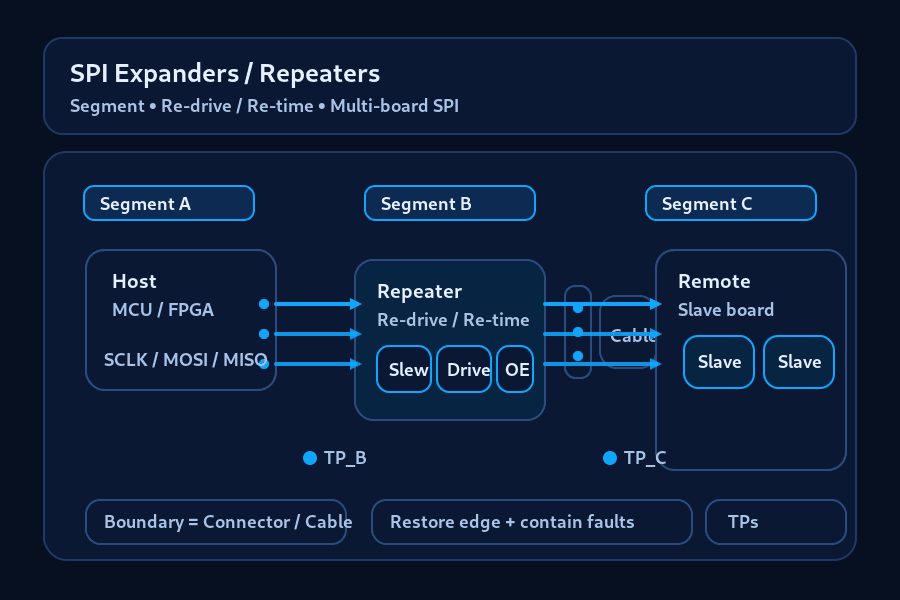 SPI Repeaters & Expanders for Multi-Board Links